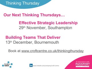 Thinking thursday strategy | PPT