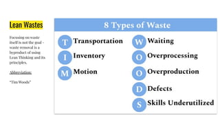 Thinking tools lean thinking | PPT