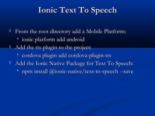 Thinking tts - Eric Floe | PPT