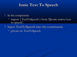 Thinking tts - Eric Floe | PPT