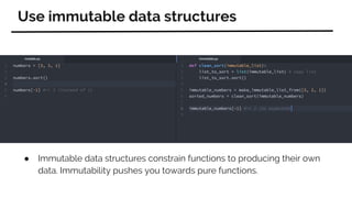 Thinking with a functional mindset | PPT