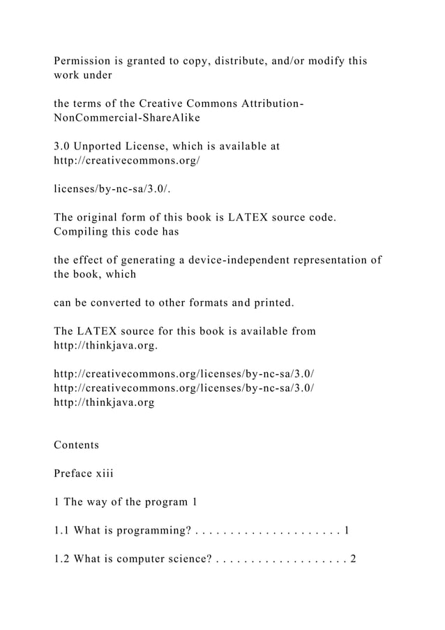 Think JavaHow to Think Like a Computer ScientistVersio.docx