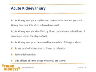 Think Kidneys programme update 2017 | PPTX