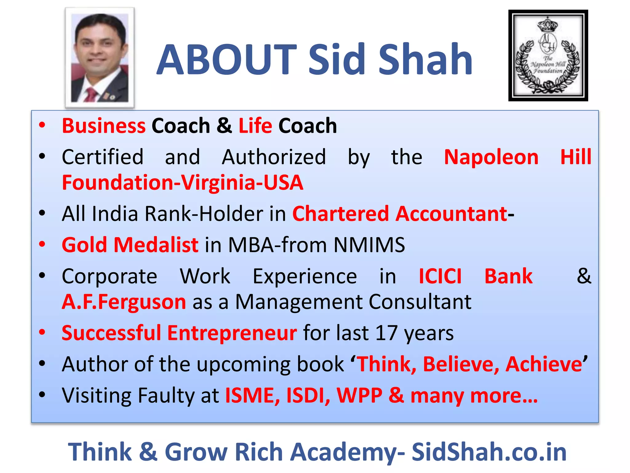 Think & Learn Big | PPTX