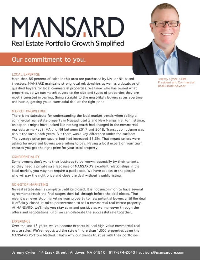 How to avoid a failed commercial real estate sale