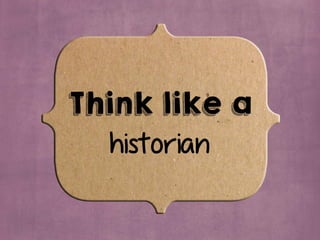 Think Like A....Cards | PPT