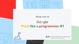 Think like a programmer | PPT