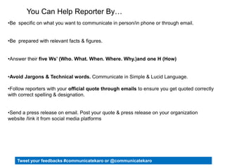 Think Like a Reporter! | PPT