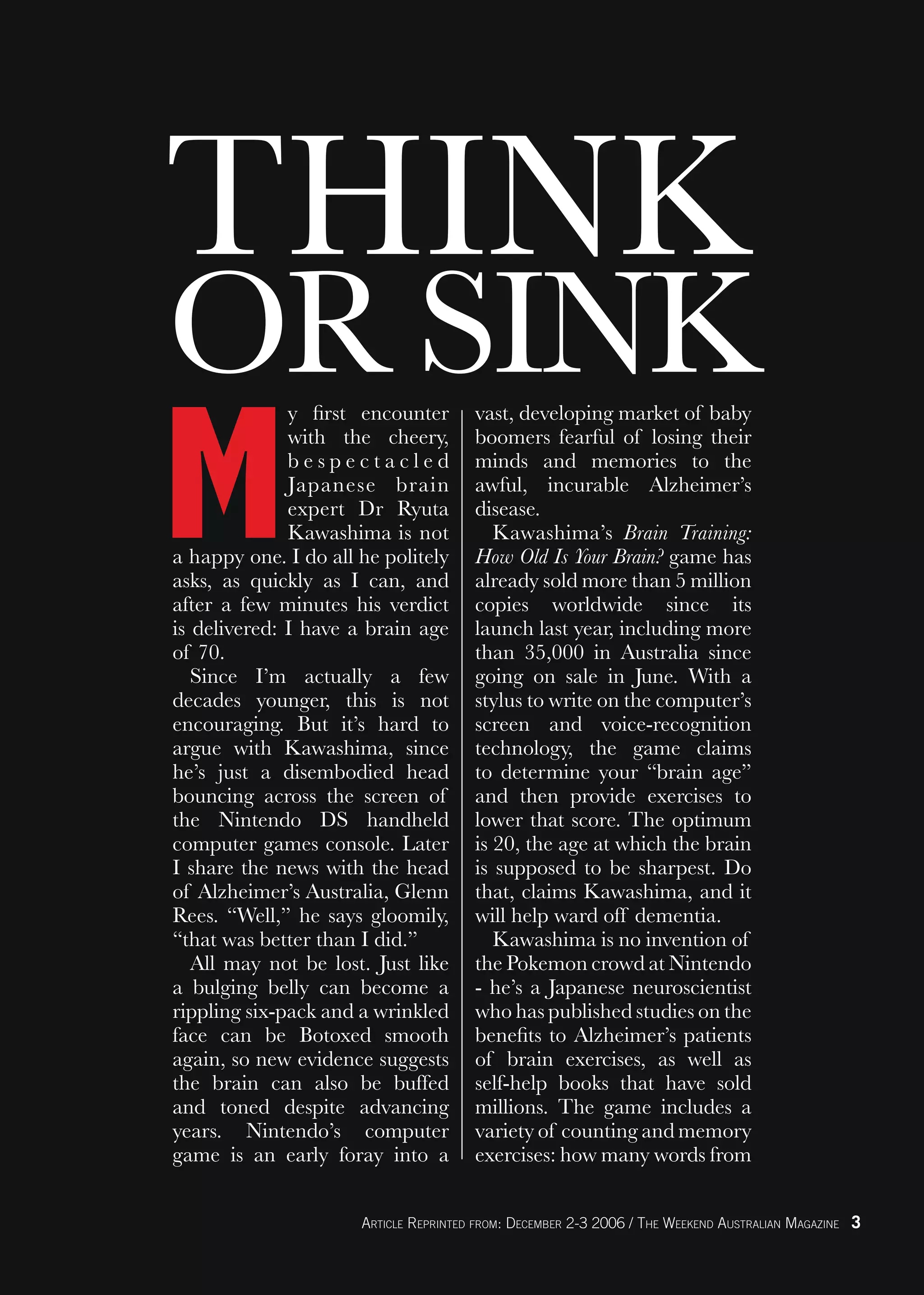 Think or sink | PDF