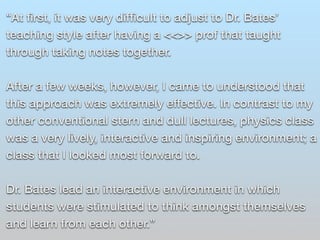 Think outside the lecture: heads on hands on active learning in the ...