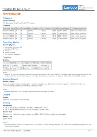 Think pad t14_gen_2_intel_spec | PDF