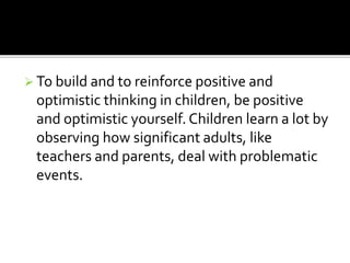 Think Positive to Stay Positive | PPT