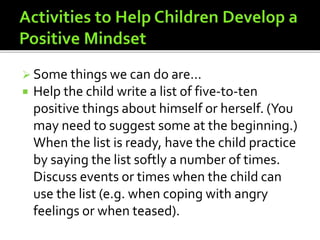 Think Positive to Stay Positive | PPT