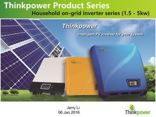 PV inverter's instruction by thinkpower | PPT