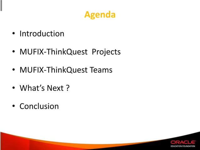 ThinkQuest International Competition | PPT