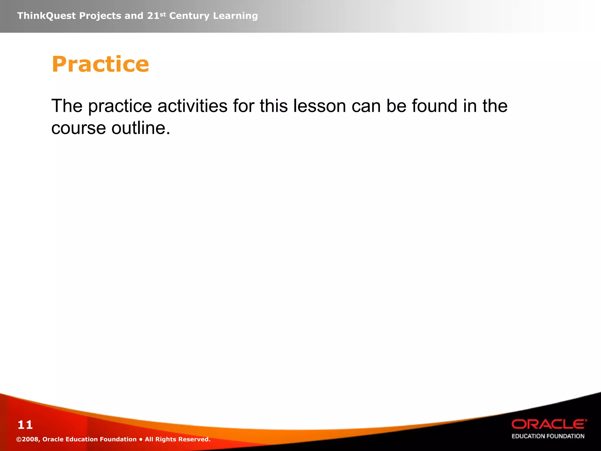 Think Quest Project And 21st Century Learning | PDF