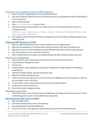 Lenovo ThinkServer TS440 with Intel AMT 9.0 for easy and effective ...