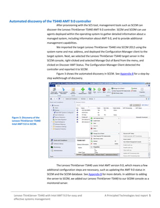 Lenovo ThinkServer TS440 with Intel AMT 9.0 for easy and effective ...