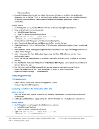 Workstation heat, sound, and power usage: Lenovo ThinkStation D30 vs ...