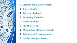 Thinks to know hydrochloric acid | PPT