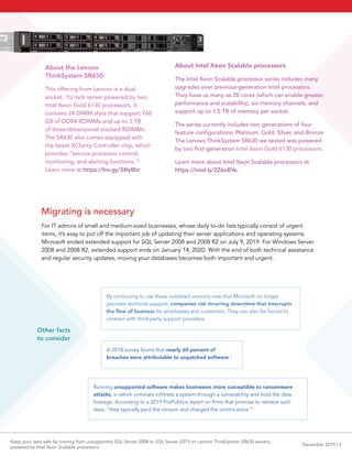 Keep your data safe by moving from unsupported SQL Server 2008 to SQL ...