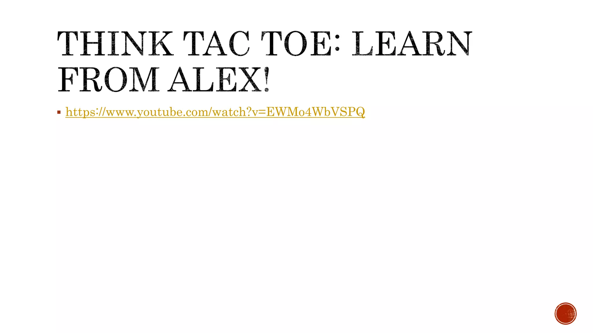 Think tac toe | PPT