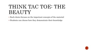 Think tac toe | PPT