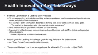 Think Tank IV Key Takeaways and Best Practices | PPT