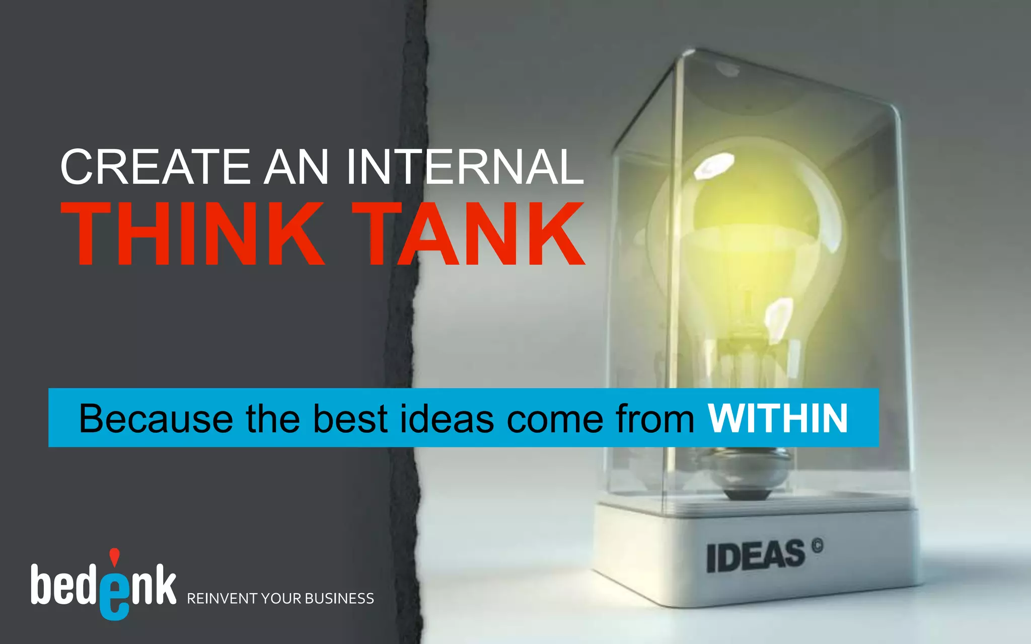 How to successfully create an internal think tank | PPT