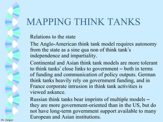 Think tanks, an instrument for development | PPT