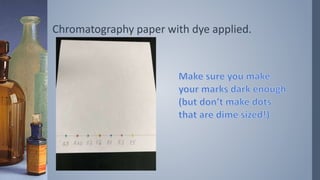 Thin layer chromatography | PPTX