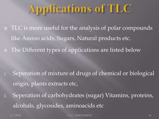 Thin layer chromatography | PPT