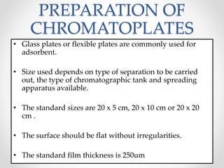Thin layer chromatography- Advances of Paper Chromatography | PPTX