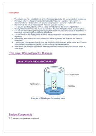Thin layer chromatography | DOCX | Chemistry | Science
