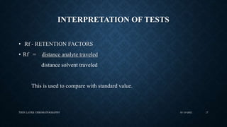 THIN LAYER CHROMATOGRAPHY.pptx
