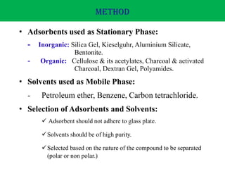 Thin_layer_chromatography zoology pg student | PPT