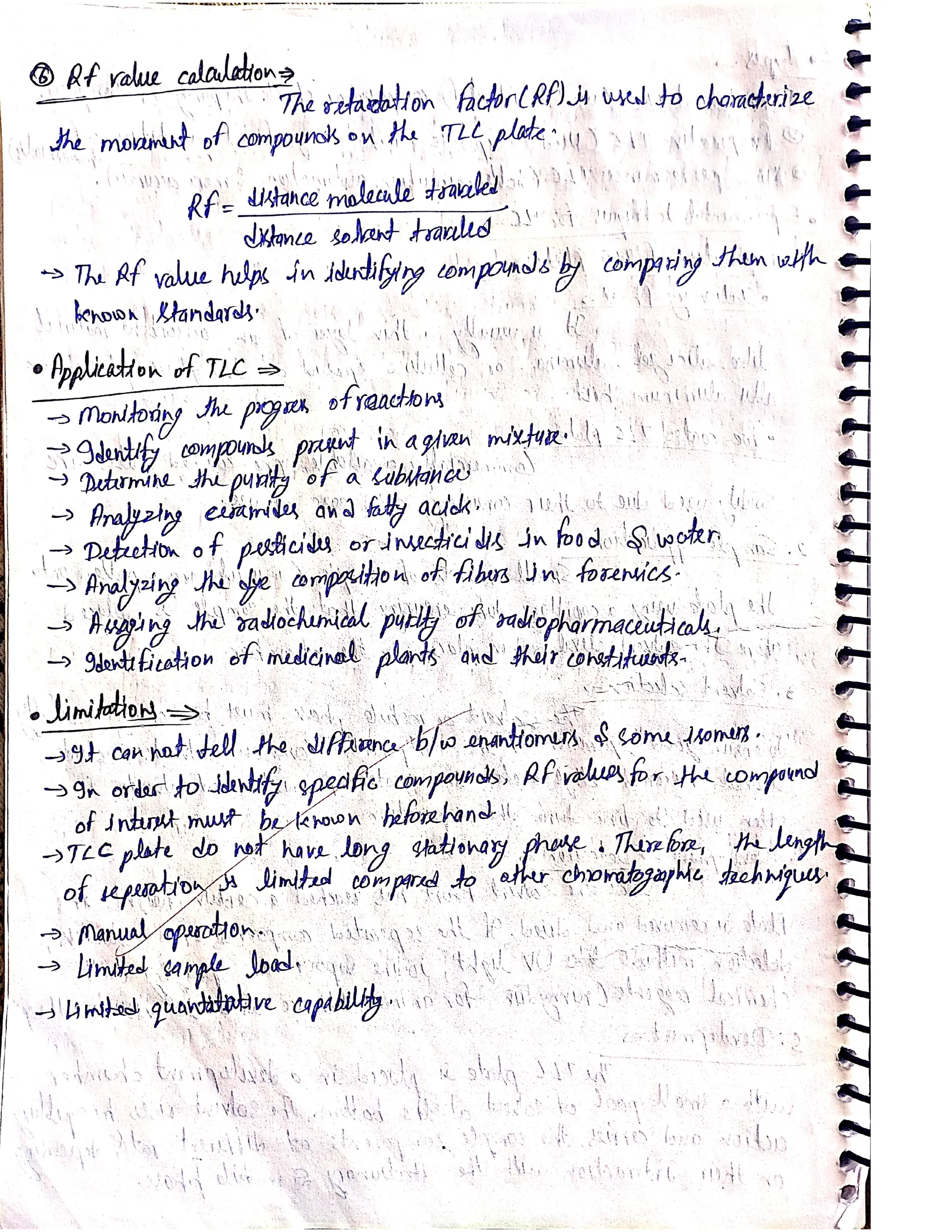 Thin layer chromatography Hand Written notes.pdf
