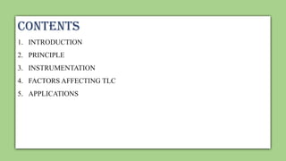 Thin Layer Chromatography (TLC) .pptx