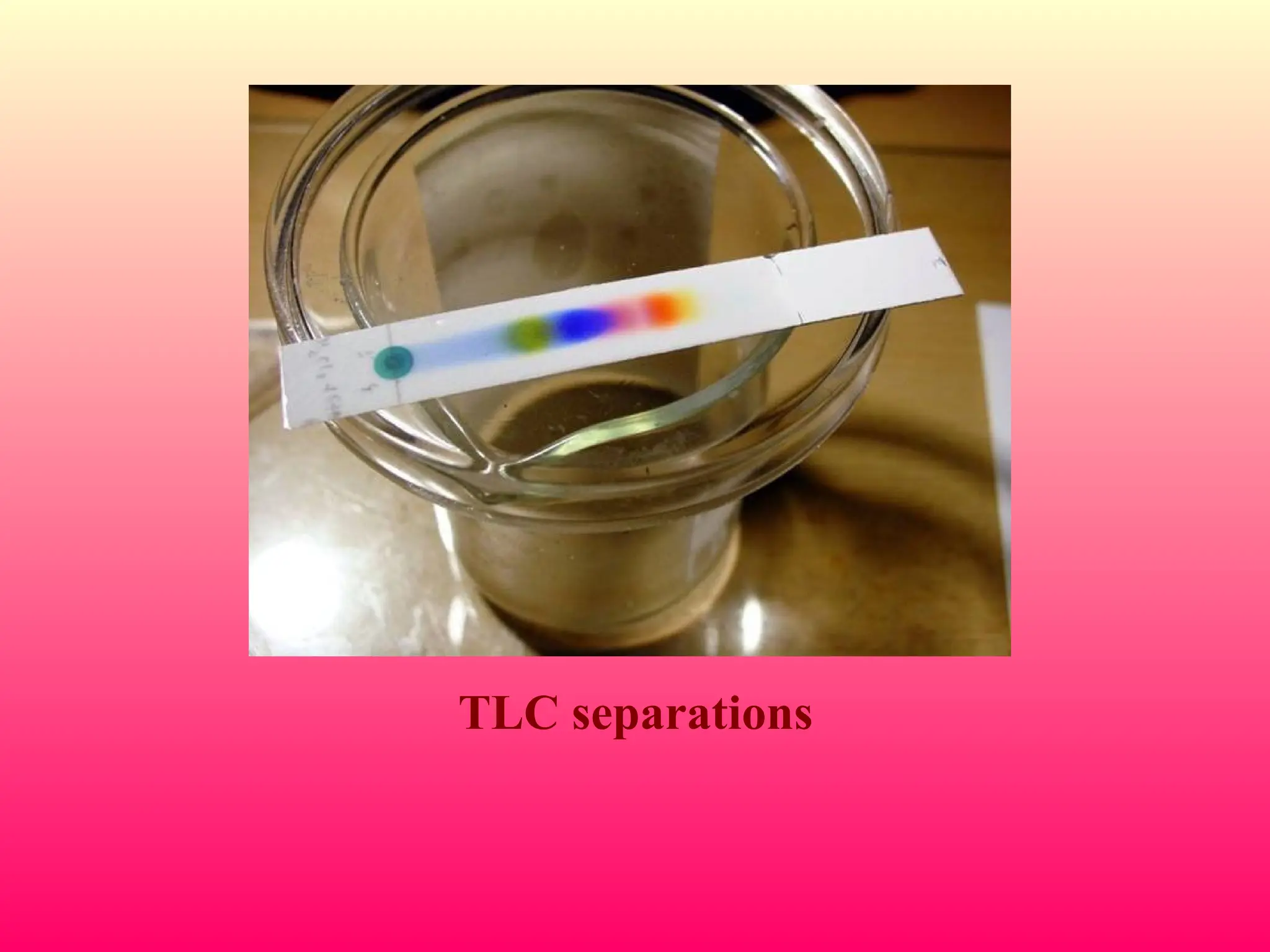 THIN LAYER CHROMATOGRAPHY (TLC) understanding | PPTX