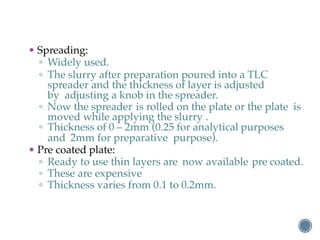 Thin layer chromatography ns | PPT