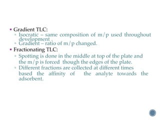 Thin layer chromatography ns | PPT