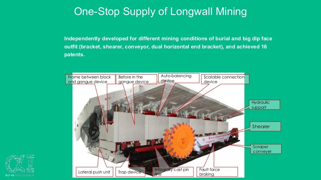 Thin low coal seam mining technology alpha sophie