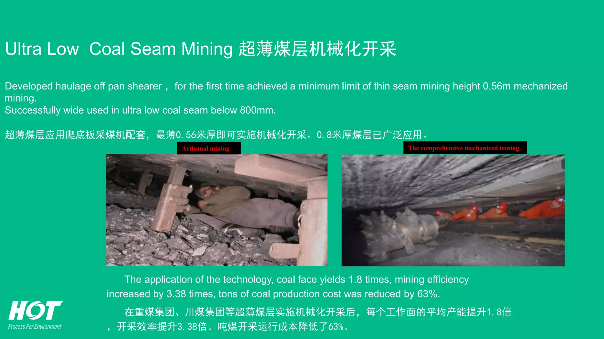Thin low coal seam mining technology hot mining | PPT