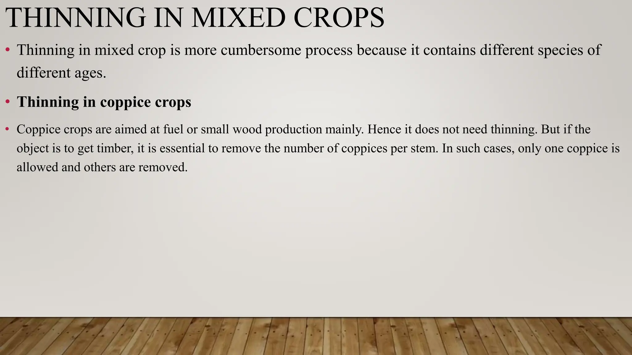 thinning and its effect on growth and yield.pptx