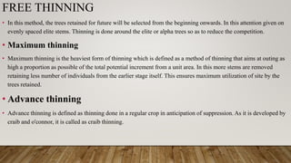 thinning and its effect on growth and yield.pptx