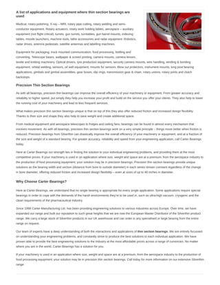 Thin section bearings | PDF