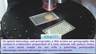 Thin sections | PPTX