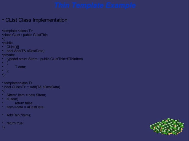 Thin Template Explained | PPT