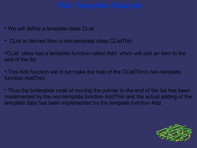 Thin Template Explained | PPT