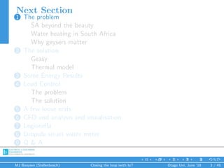 “The Internet of electric water heaters” Assoc Prof MJ (Thinus) Booysen ...